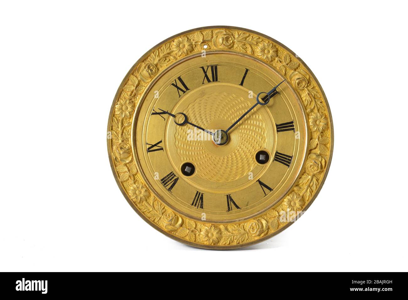 A old vintage clock detail Stock Photo - Alamy
