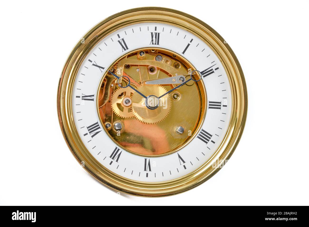 Old wall clock on Cut Out Stock Images & Pictures - Alamy