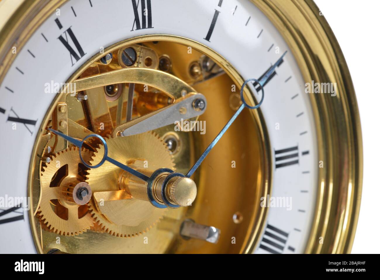 A old vintage clock detail Stock Photo - Alamy
