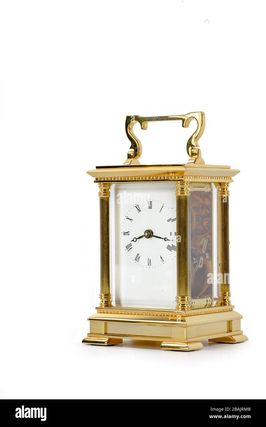 A old vintage clock detail Stock Photo - Alamy
