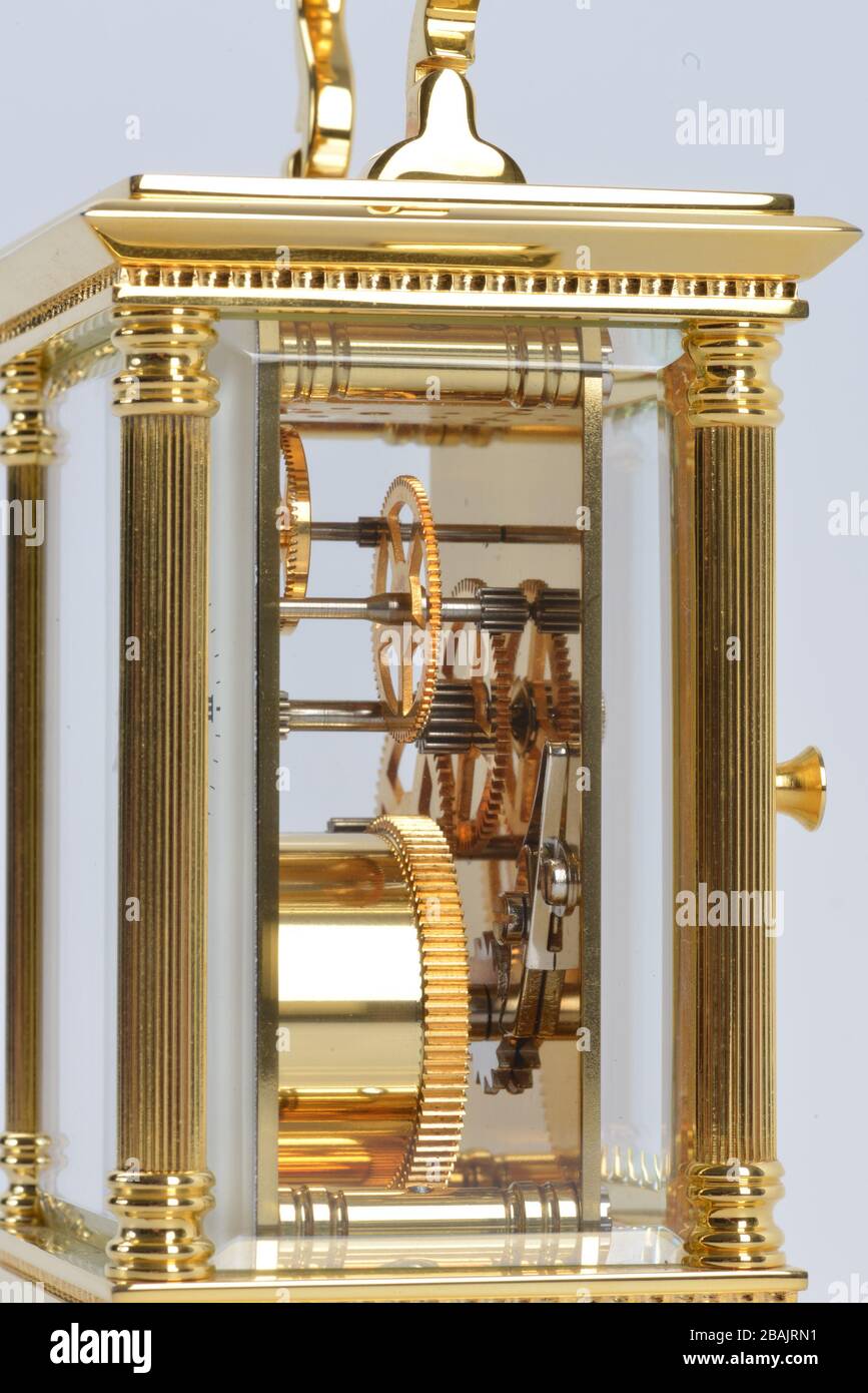 A old vintage clock detail Stock Photo - Alamy