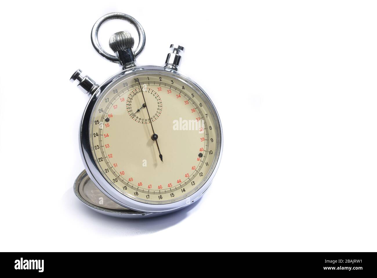 old analog chronometer in detail Stock Photo - Alamy