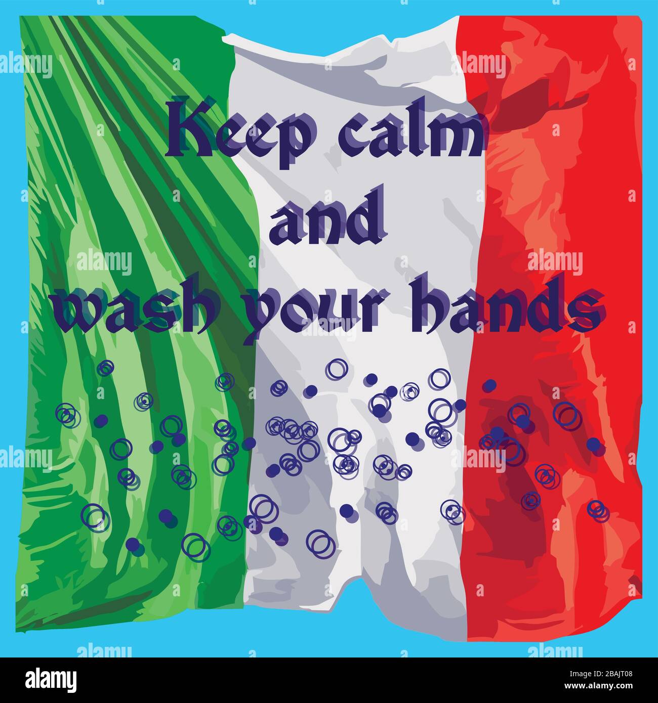 Keep calm and wash your hands label Stock Vector Image & Art - Alamy