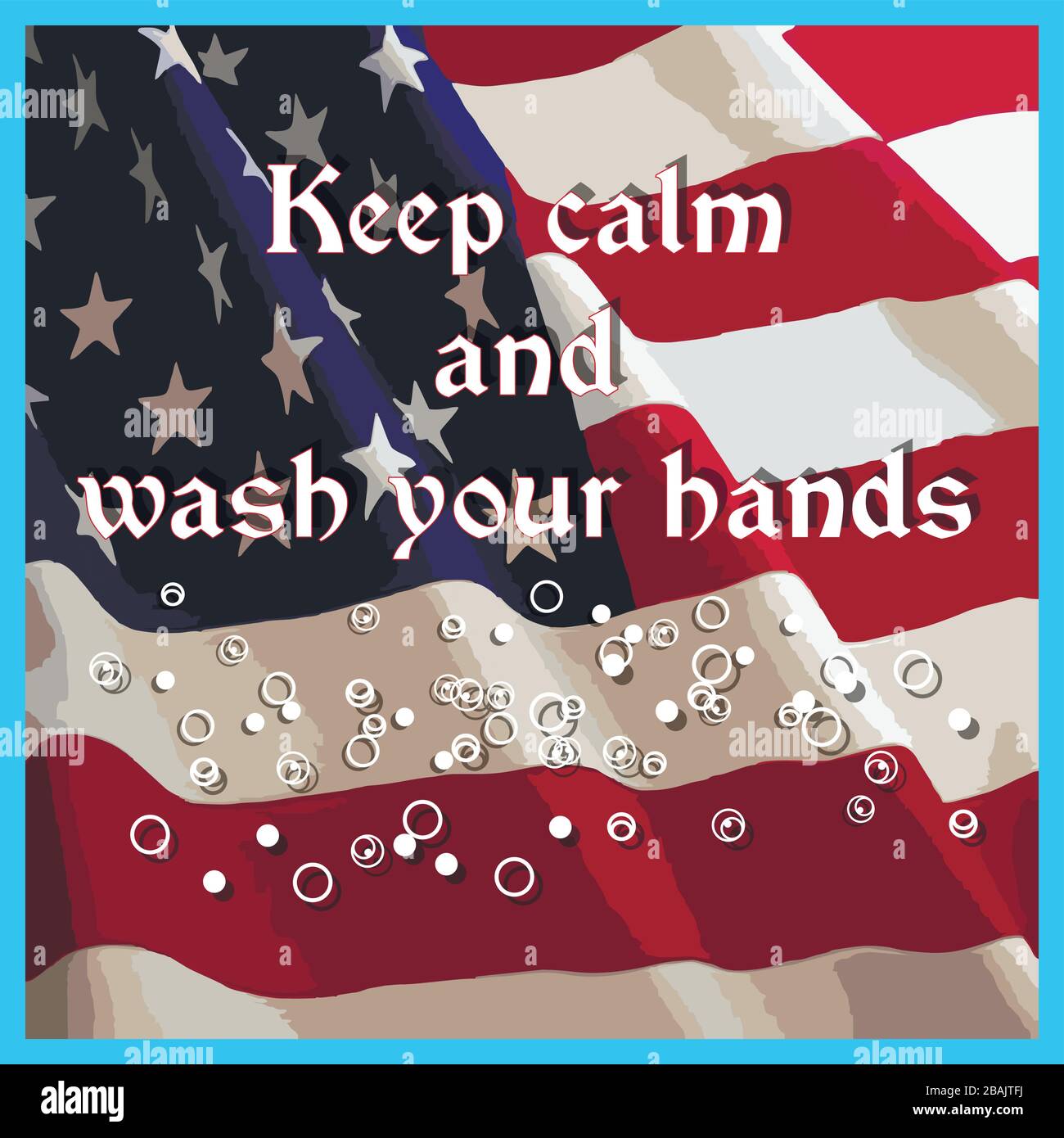 Keep calm and wash your hands label Stock Vector Image & Art - Alamy