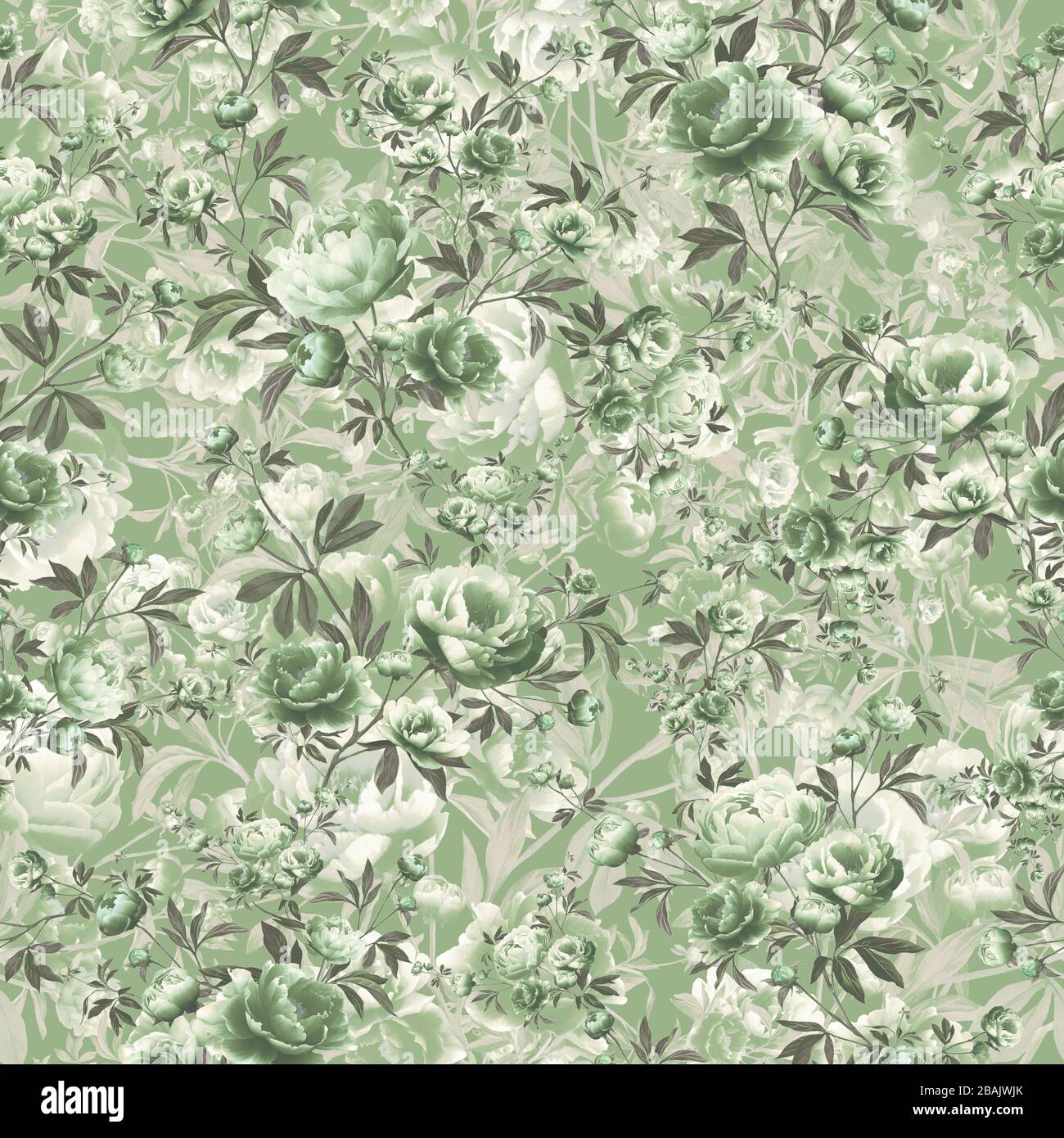 Seamless floral pattern. Vintage textile design Stock Photo - Alamy