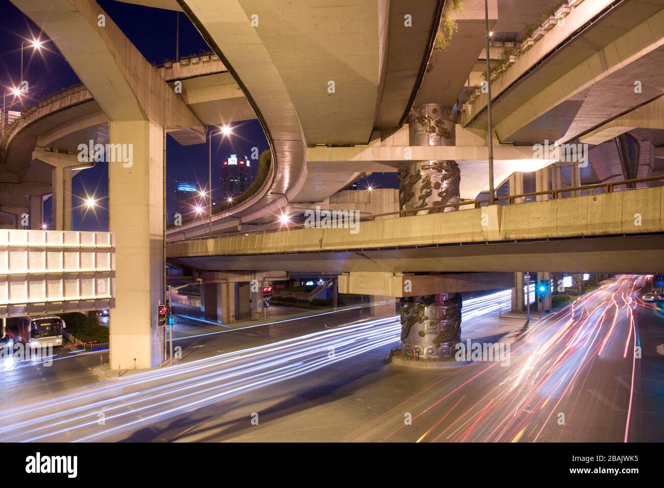 Shanghai yanan elevated road hi-res stock photography and images - Alamy