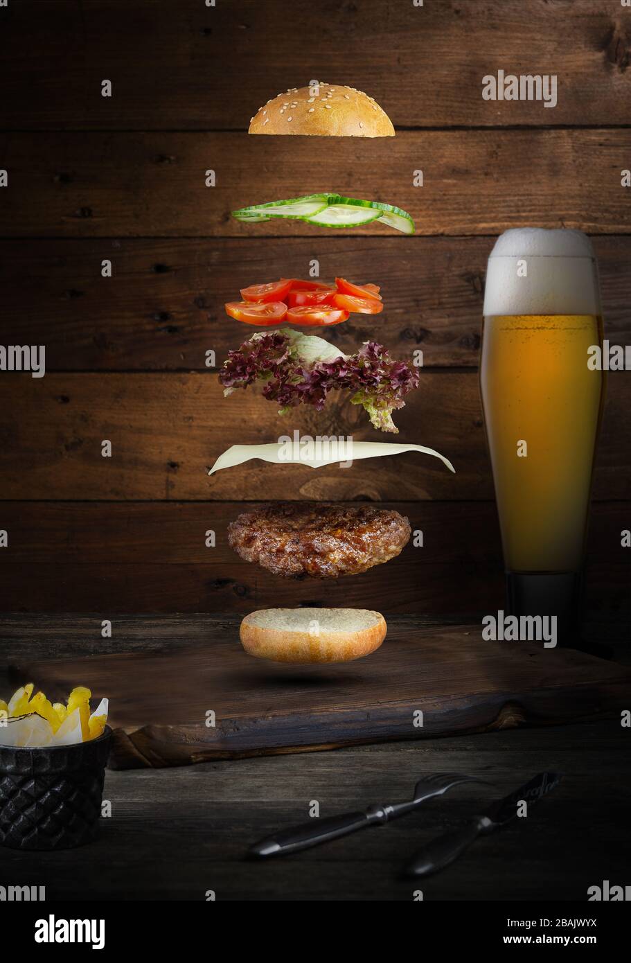 Steak sandwich logo hi-res stock photography and images - Alamy