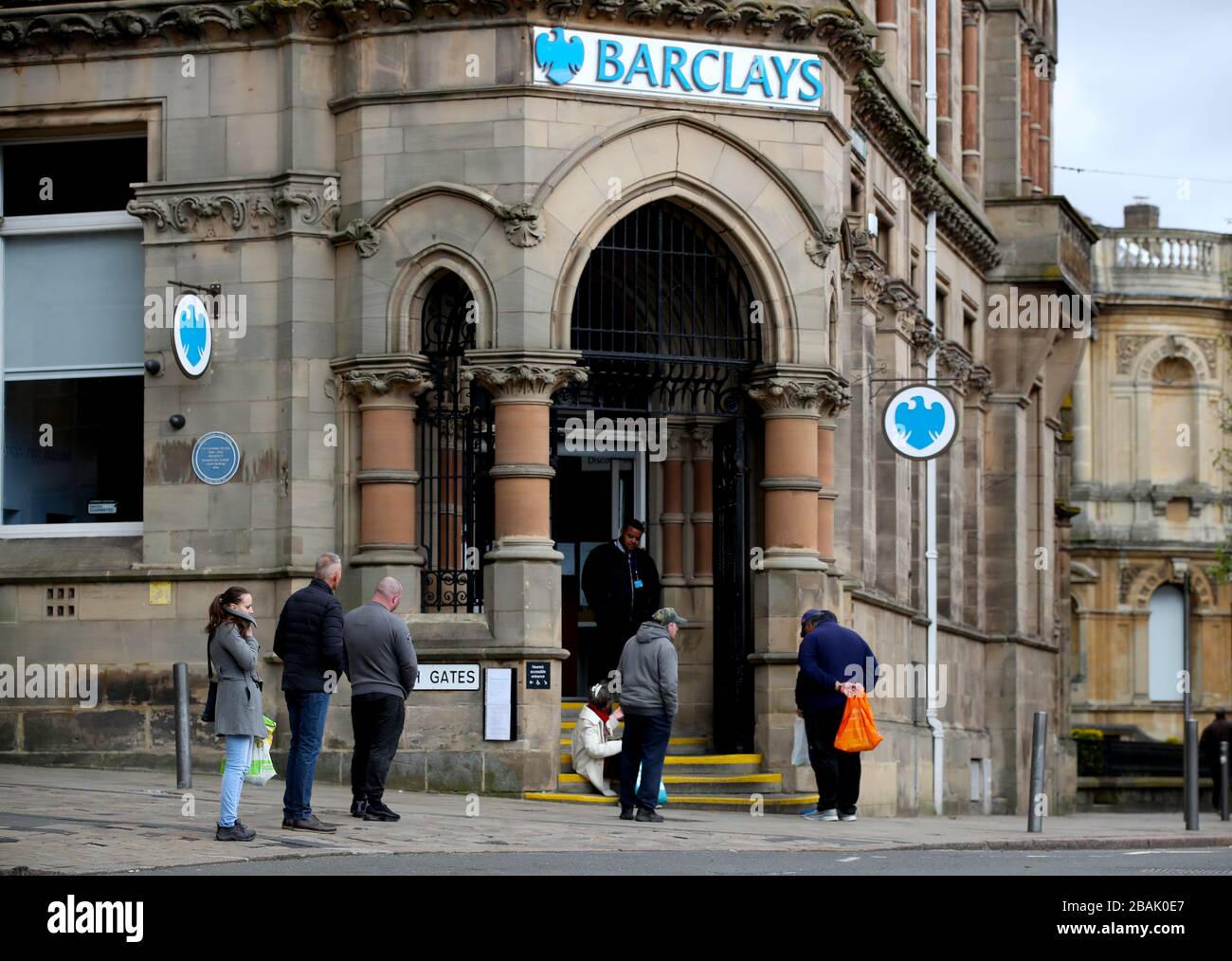 Barclays bank queue hi-res stock photography and images - Alamy