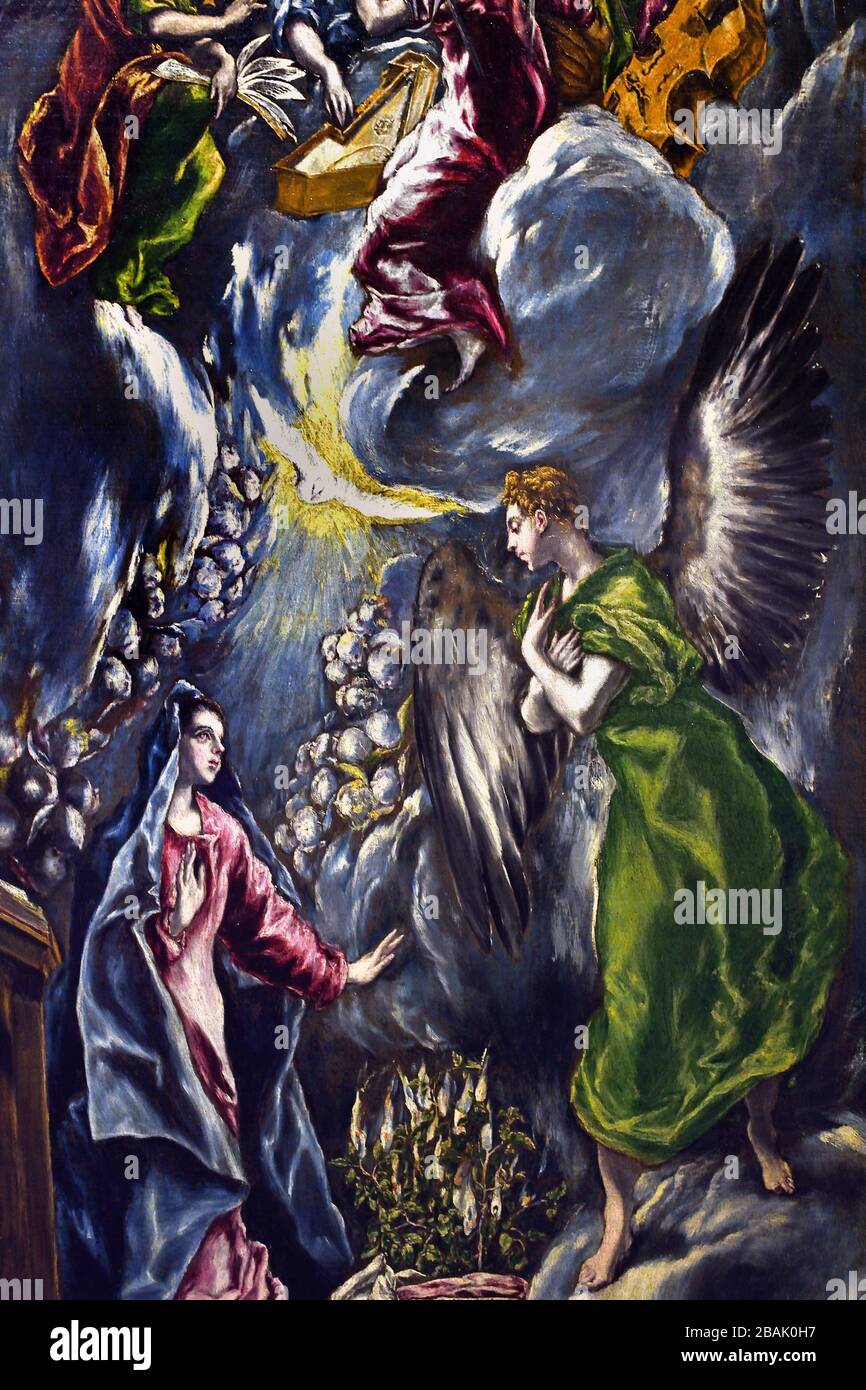 The Annunciation 1596 El Greco (Domenikos Theotokópoulos) 1541- 1614 ...