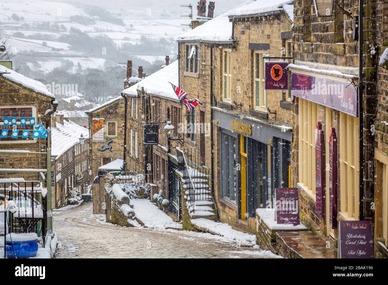 Howarth West Yorkshire England Stock Photo - Alamy