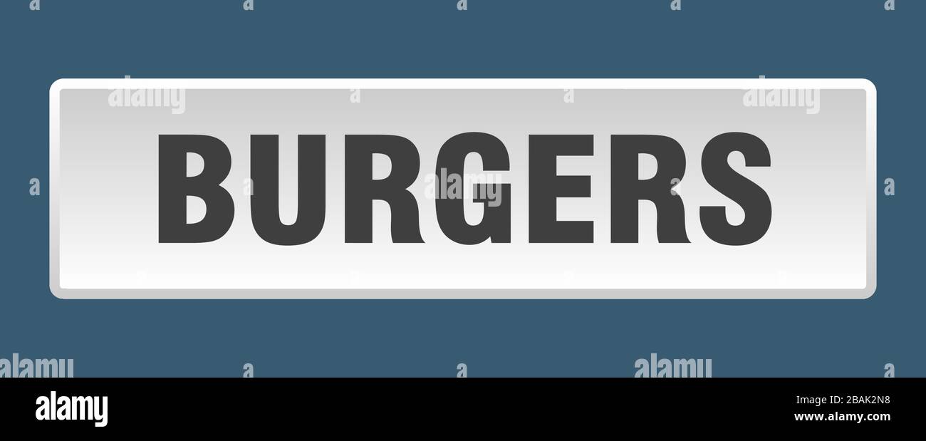 Square burgers Stock Vector Images - Alamy