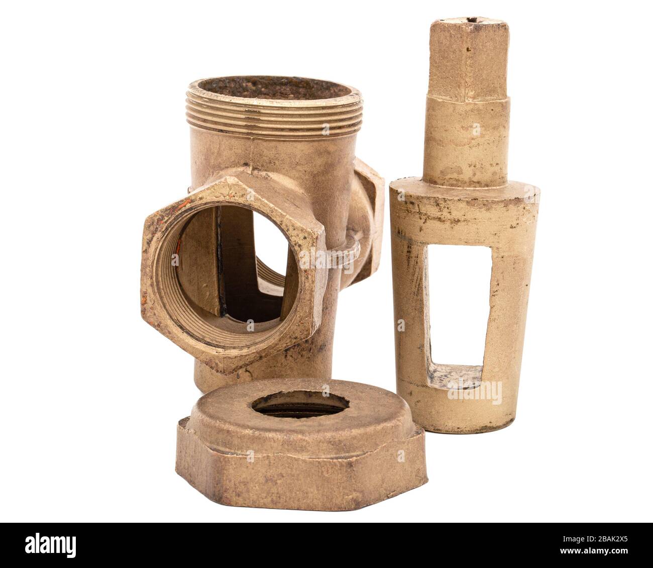 Water faucet, gas valve, isolated on white background Stock Photo - Alamy