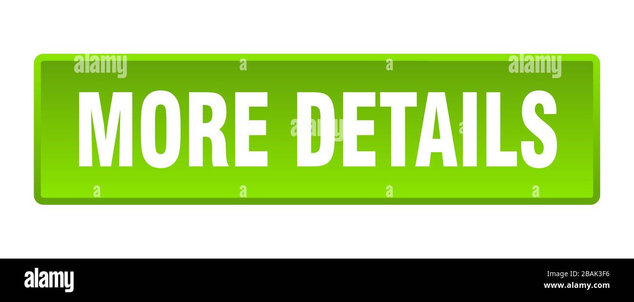 more details button. more details square green push button Stock Vector ...