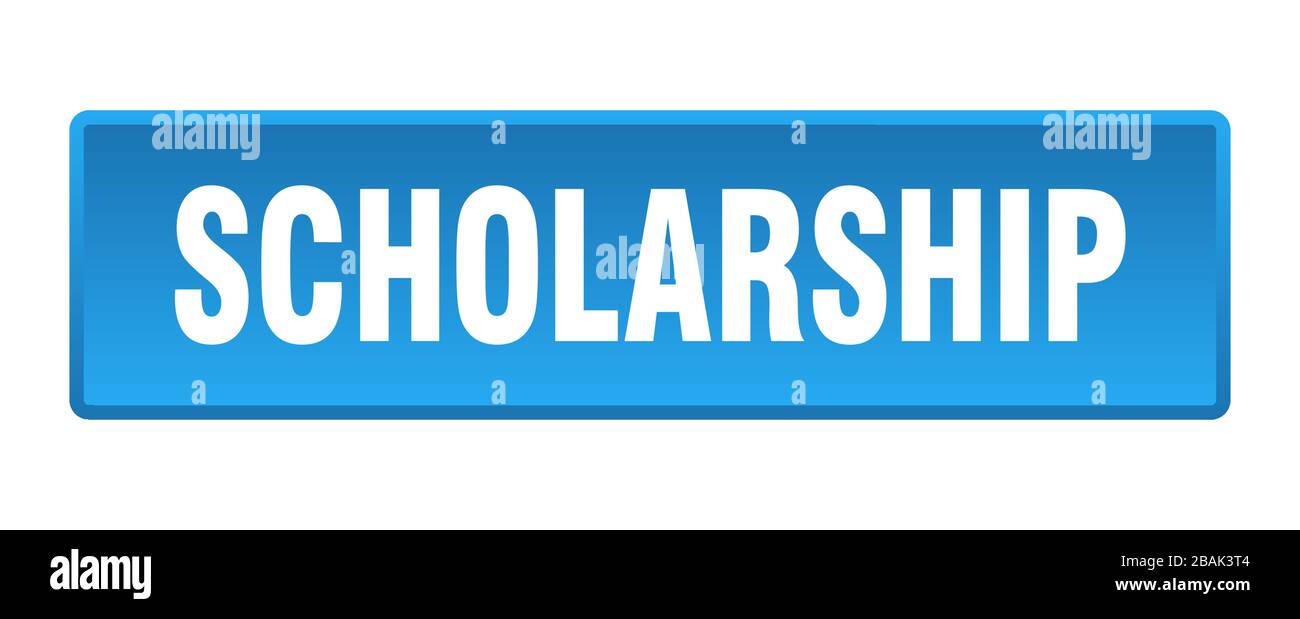 scholarship button. scholarship square blue push button Stock Vector Image & Art - Alamy