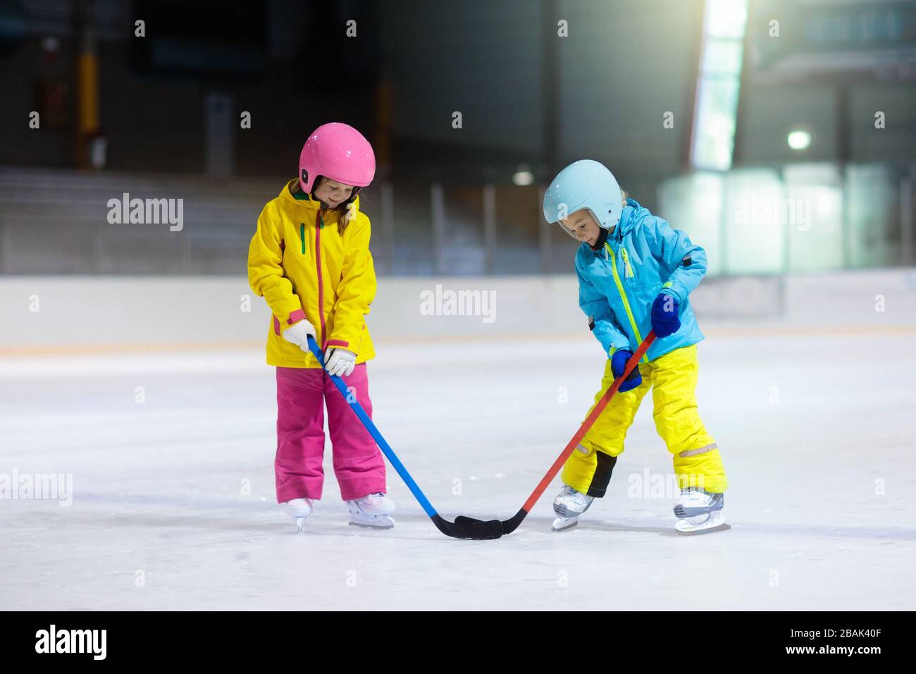 Little Kids Playing Hockey