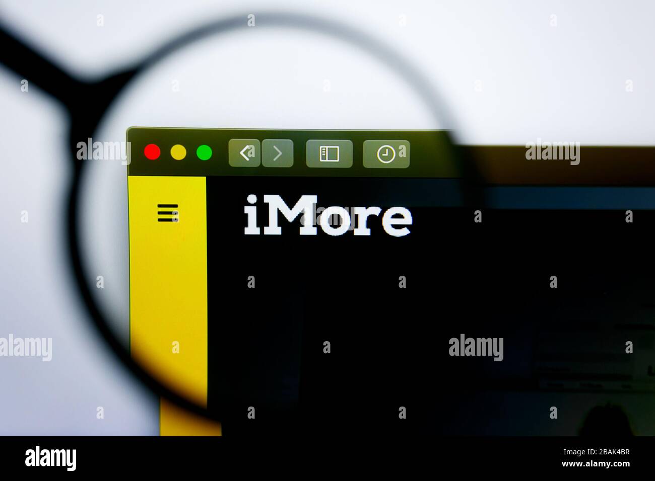 Los Angeles, California, USA - 25 June 2019: Illustrative Editorial of imore website homepage ...