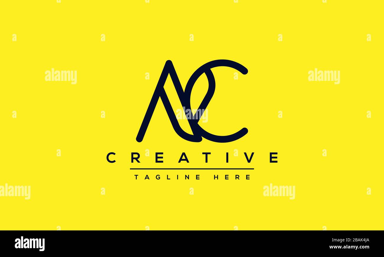 Modern letters AC, A&C Logo Design Template Vector Stock Vector Image ...