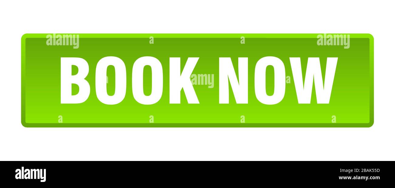 book now button. book now square green push button Stock Vector Image ...