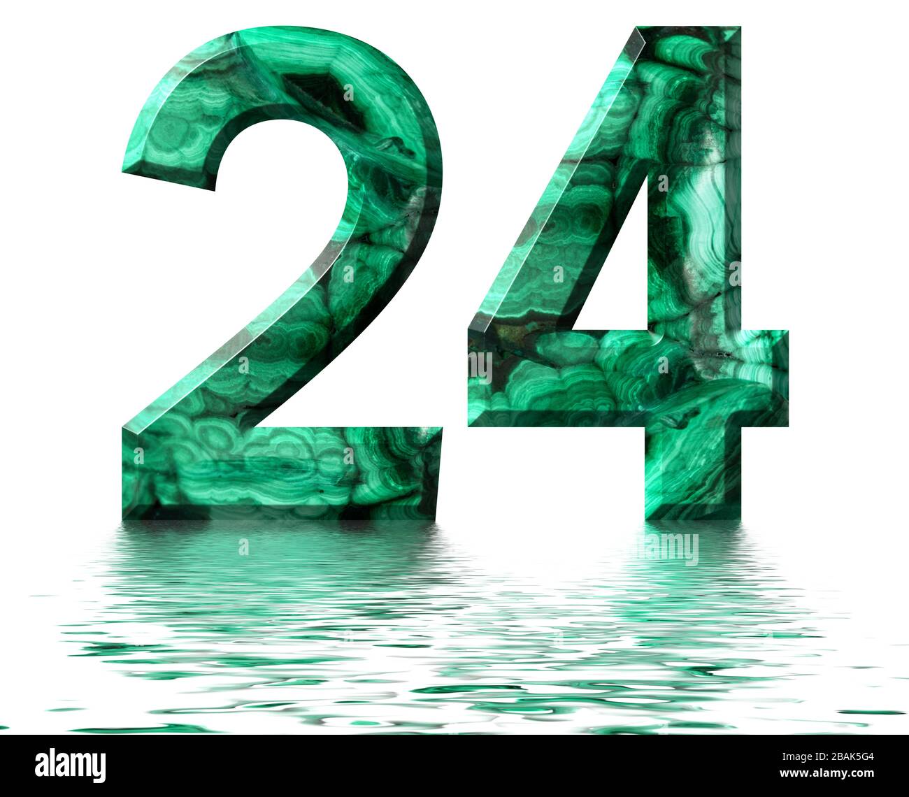 Numeral 24 twenty four isolated hi-res stock photography and images - Alamy