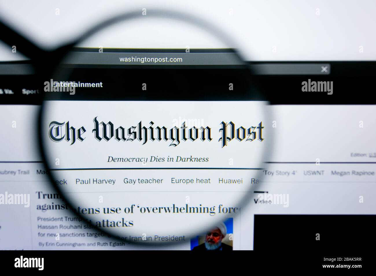 Los Angeles, California, USA - 25 June 2019: Illustrative Editorial of ...