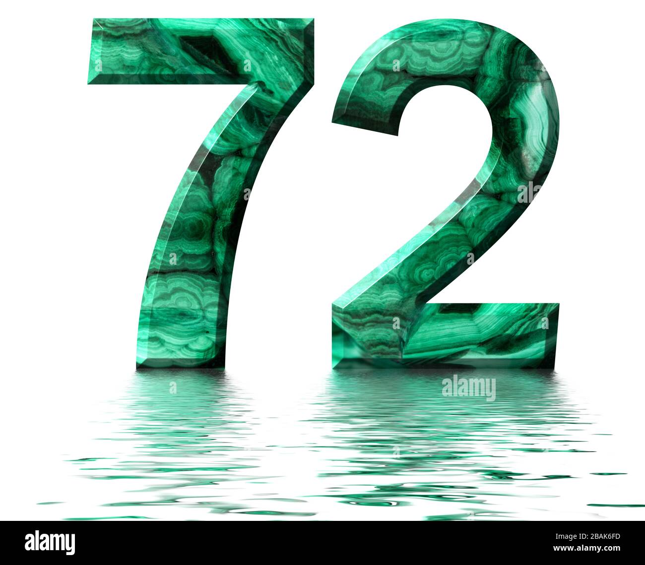 3d number 72 hi-res stock photography and images - Alamy
