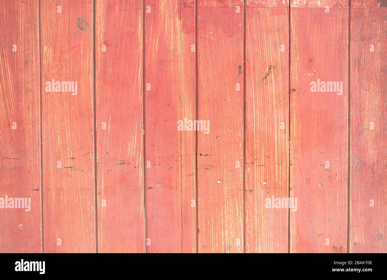 Old red wood planks with antique style wood, without nails for the ...