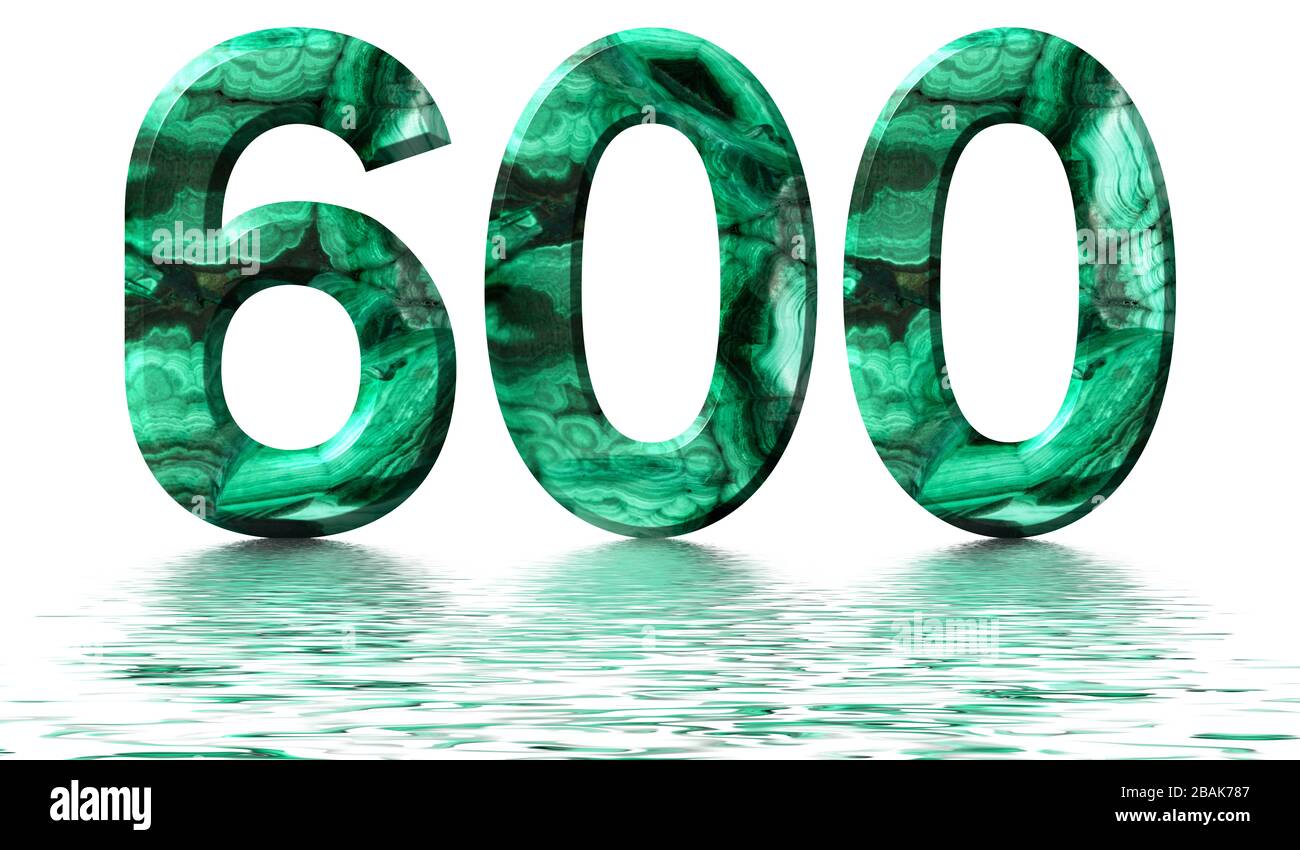 3d number 600 hi-res stock photography and images - Alamy