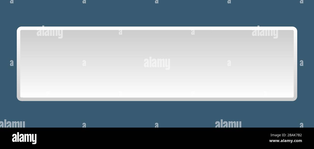 blank button. blank square white push button Stock Vector Image & Art - Alamy