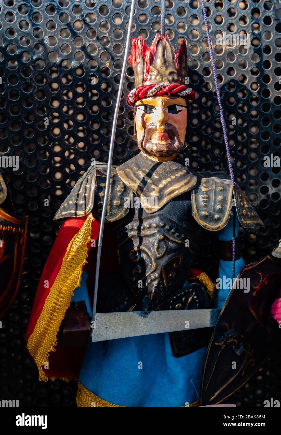 Portrait of a famous character of the puppets. Created by a master ...