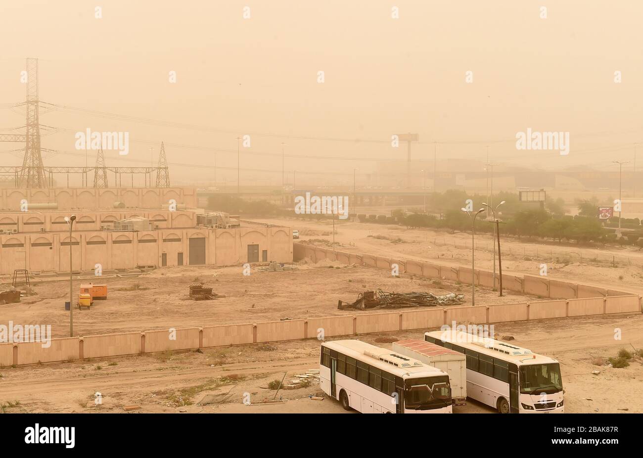 Kuwait City. 28th Mar, 2020. Photo taken on March 28, 2020 shows the ...