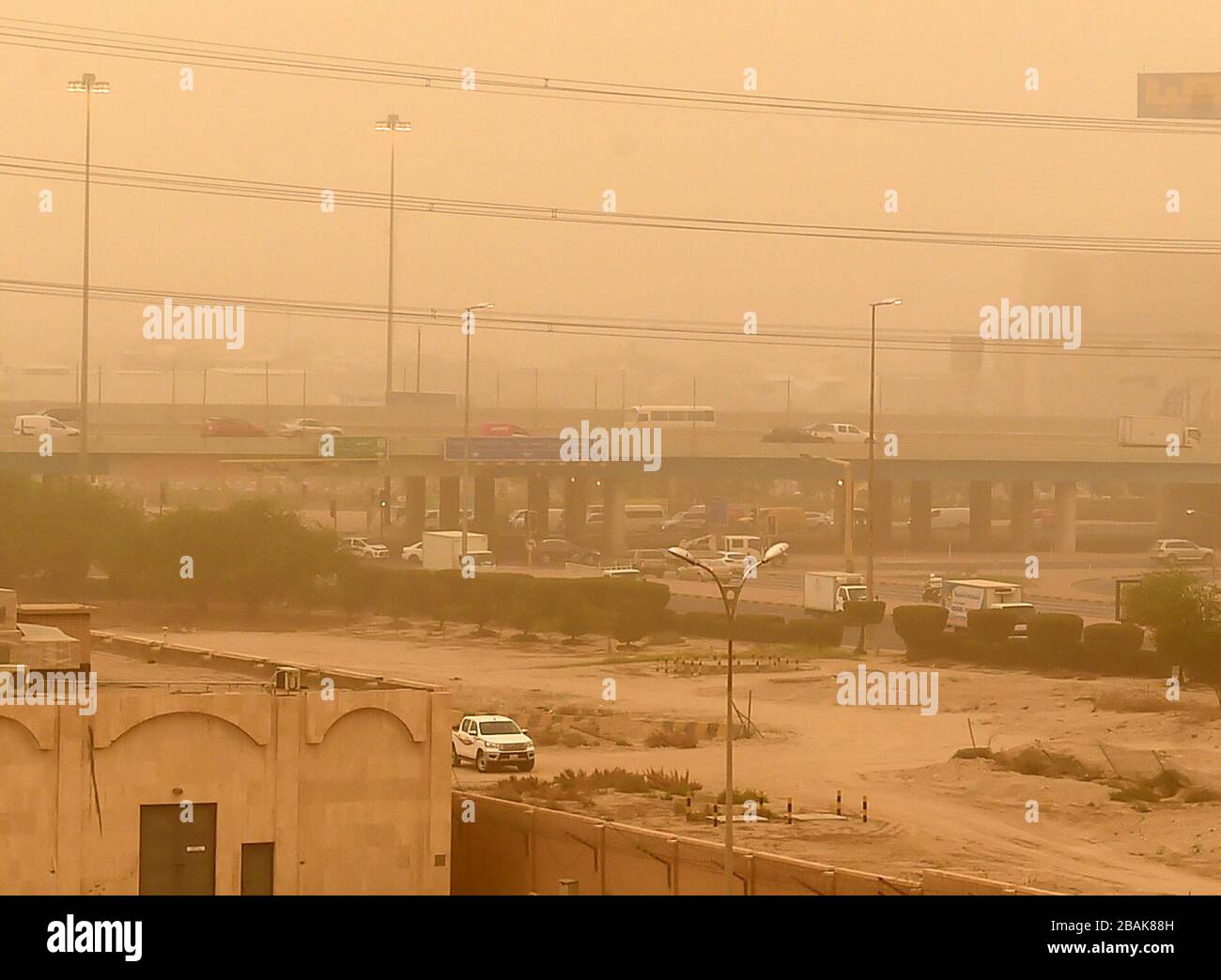 Kuwait City. 28th Mar, 2020. Photo taken on March 28, 2020 shows the ...