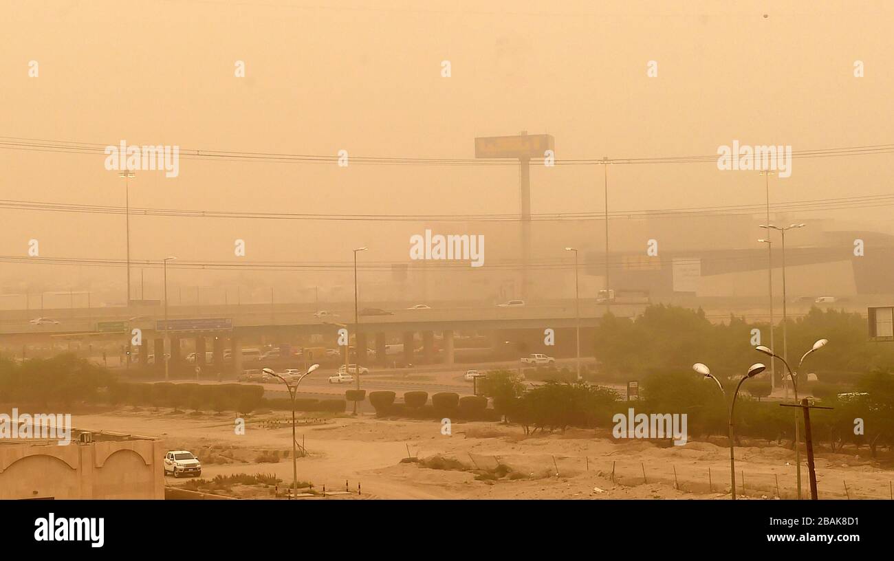 Kuwait City. 28th Mar, 2020. Photo taken on March 28, 2020 shows the ...