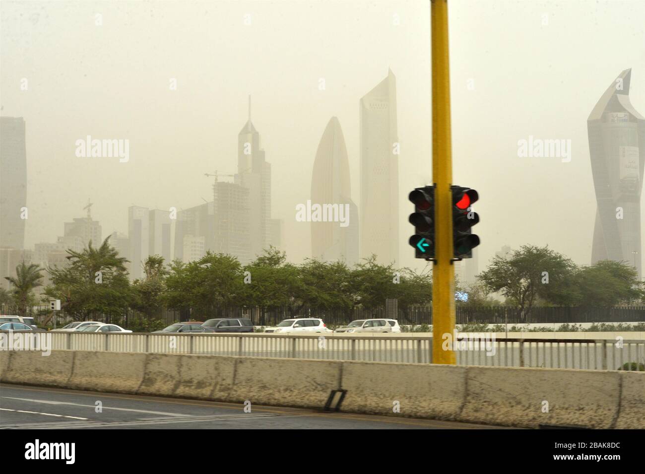 Kuwait City. 28th Mar, 2020. Photo taken on March 28, 2020 shows the ...