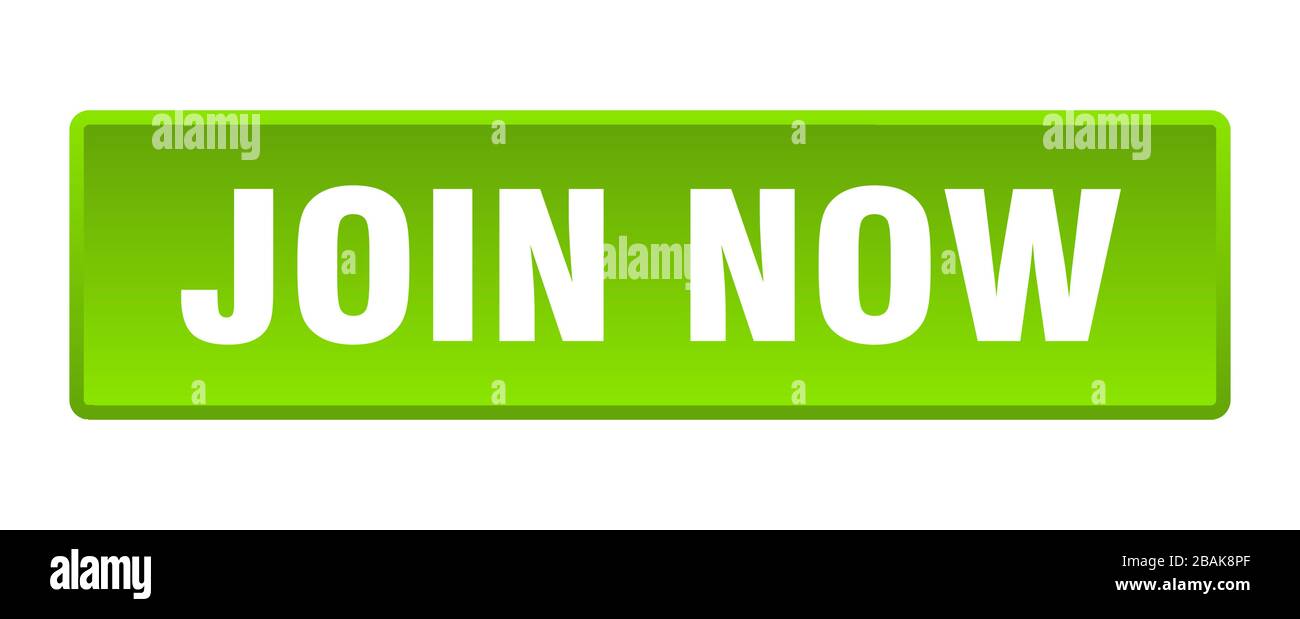 join now button. join now square green push button Stock Vector Image ...
