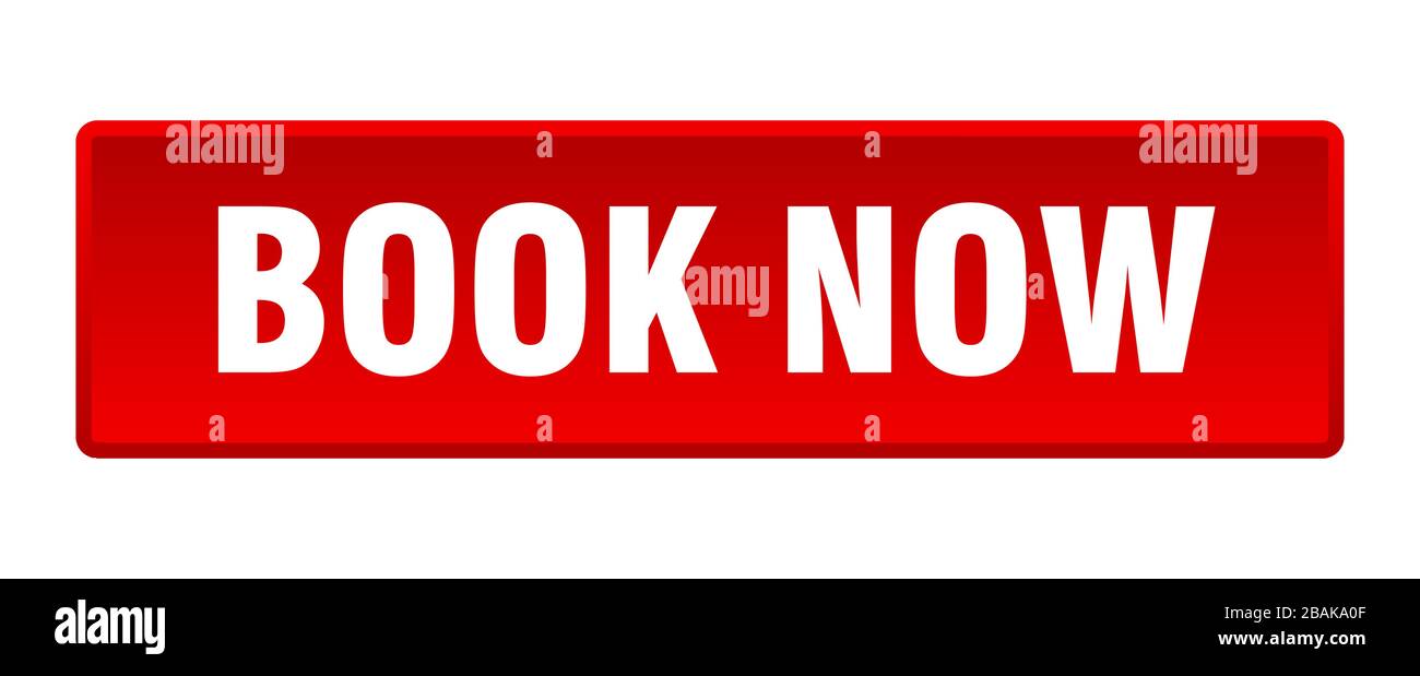 book now button. book now square red push button Stock Vector Image ...