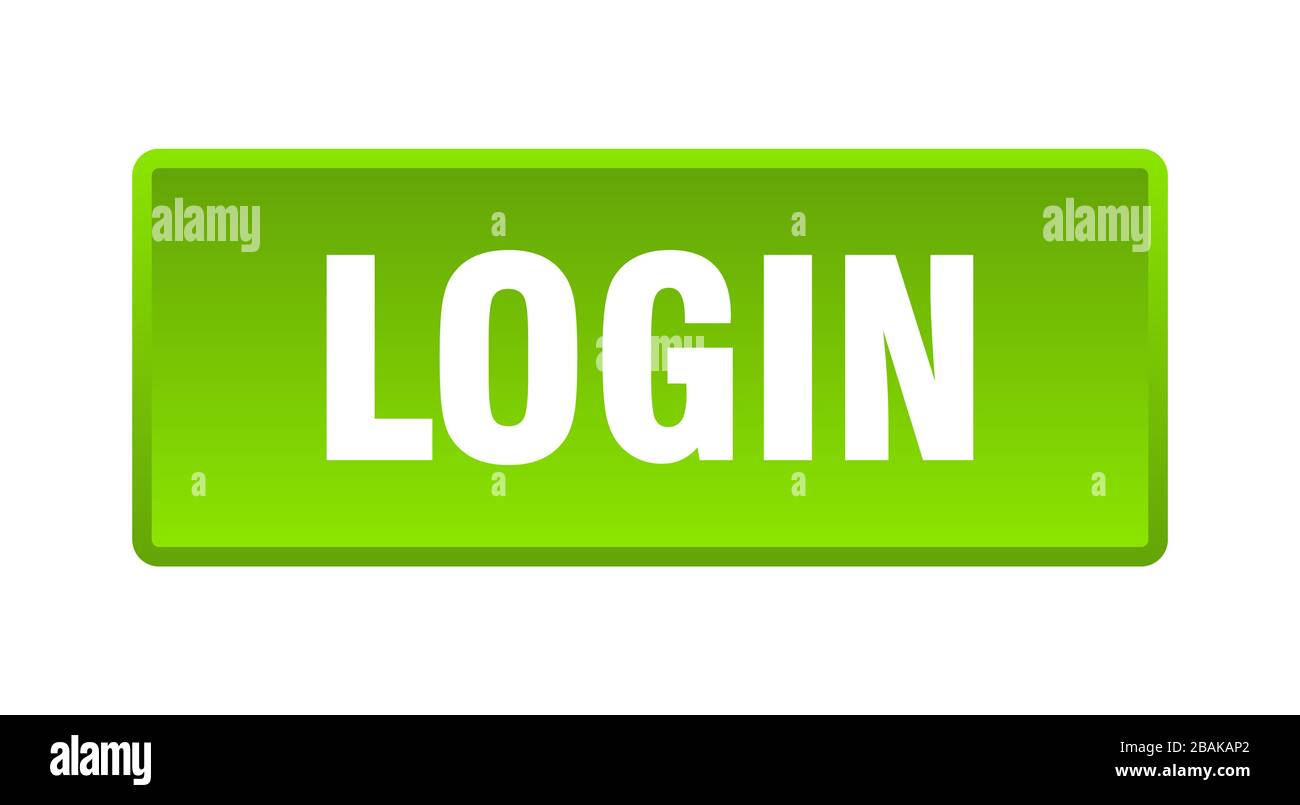 login button. login square green push button Stock Vector Image & Art ...