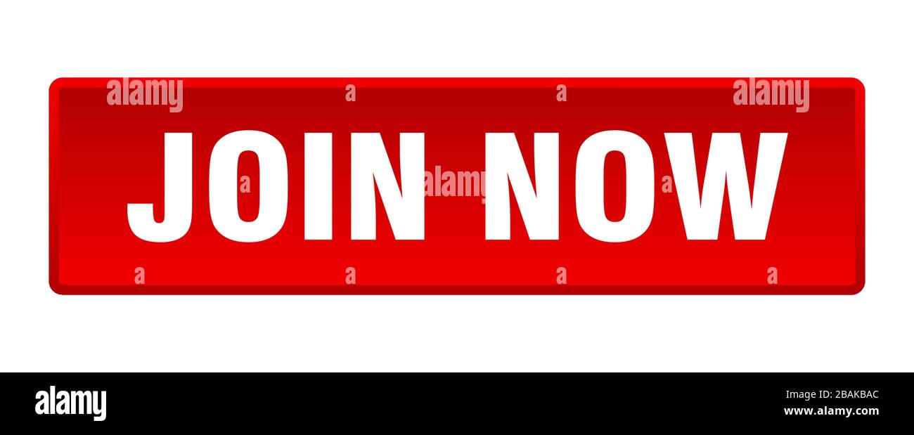 join now button. join now square red push button Stock Vector Image ...