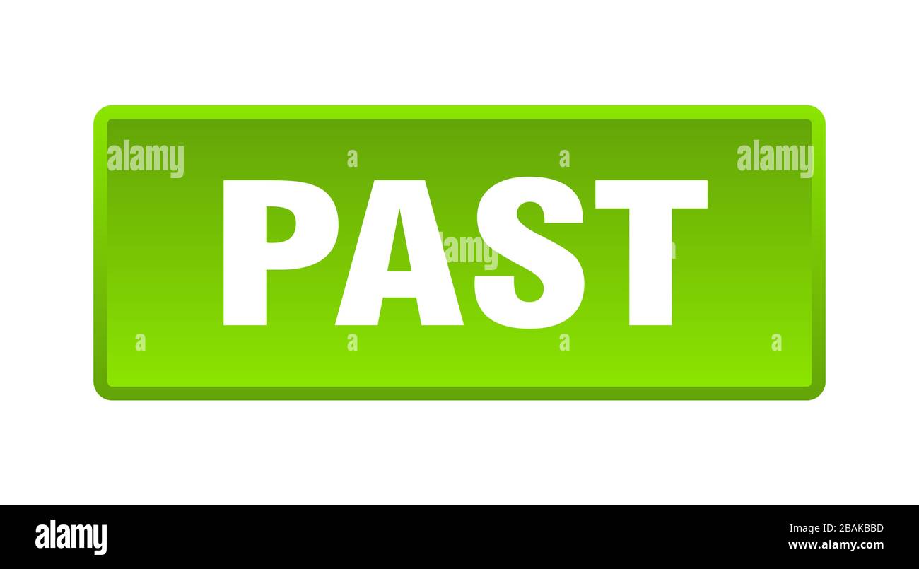 past button. past square green push button Stock Vector Image & Art - Alamy