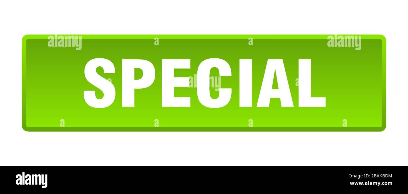 special button. special square green push button Stock Vector Image ...