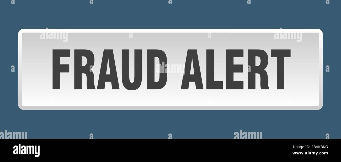Fraud alert square sticker hi-res stock photography and images - Alamy