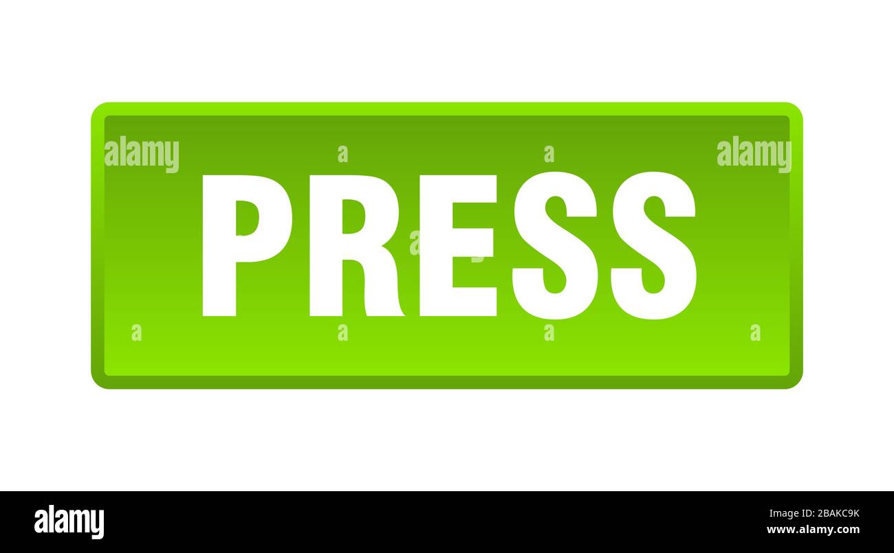 press button. press square green push button Stock Vector Image & Art ...