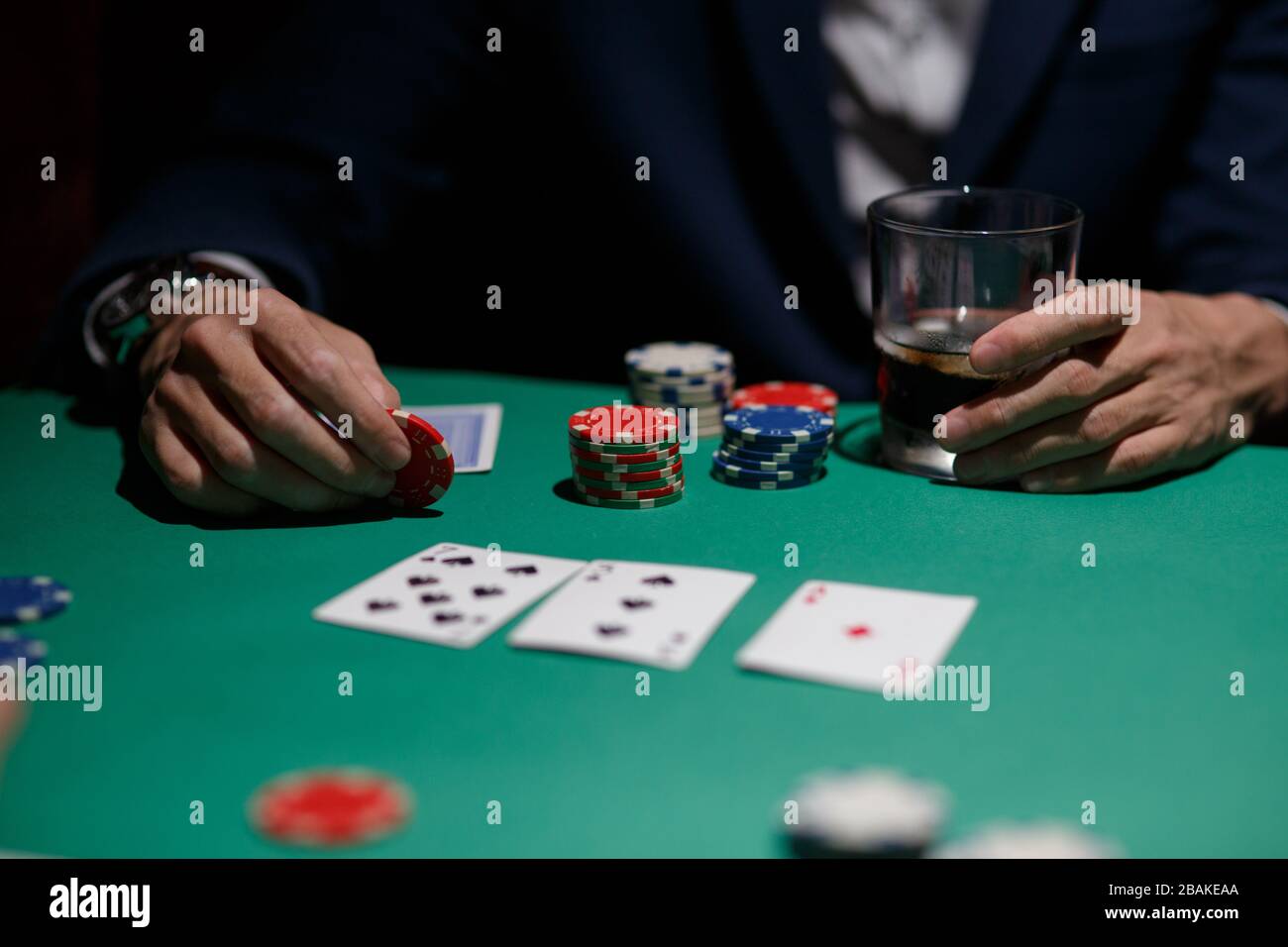 Throwing chips hi-res stock photography and images - Alamy