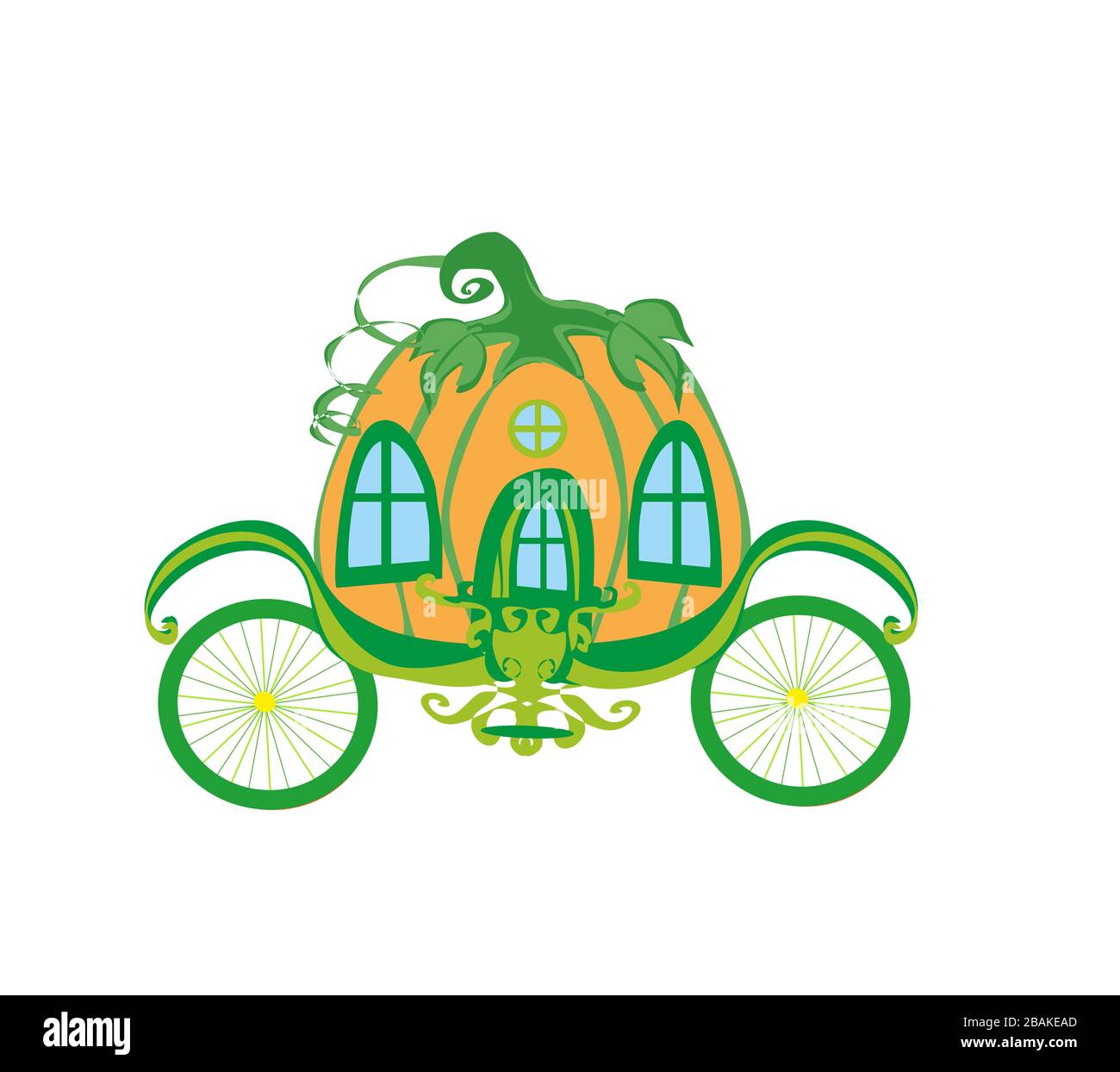 Cinderella Pumpkin Carriage Clipart
