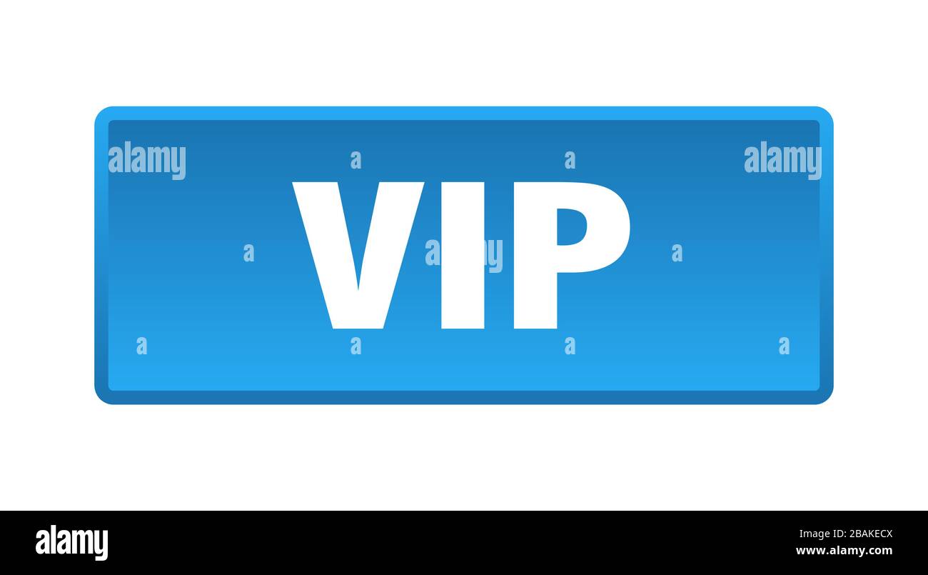 vip button. vip square blue push button Stock Vector Image & Art - Alamy