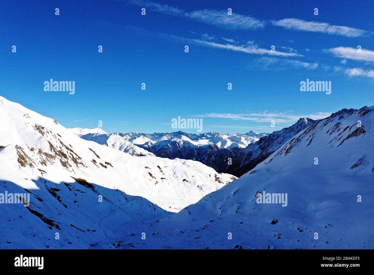 Alps at the Swiss/Austrian border Stock Photo - Alamy