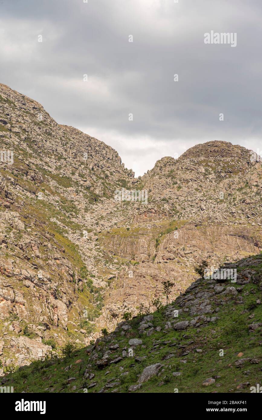 Mountain views in the Chimanimani National Park, Zimbabwe Stock Photo ...