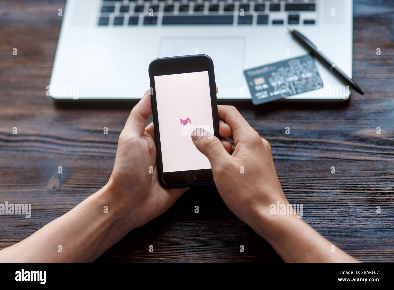 An apple iPhone showing the snapchat application alongside other ...