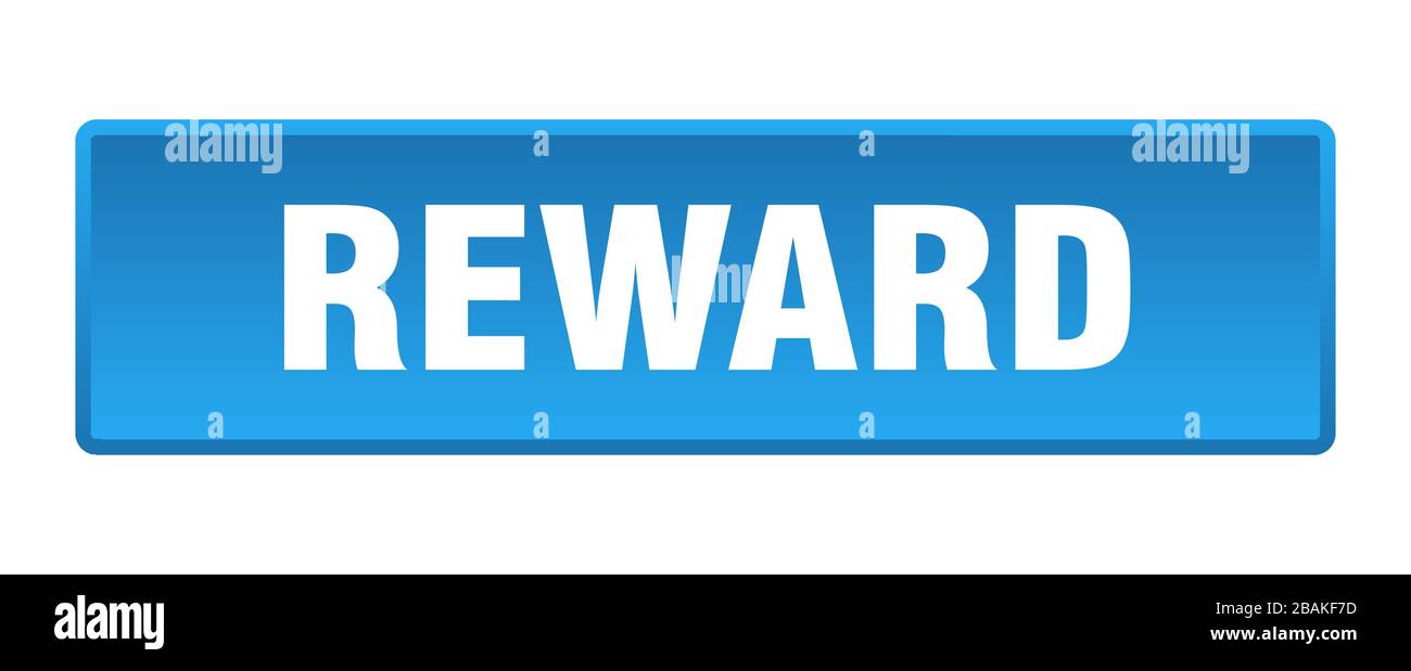reward button. reward square blue push button Stock Vector Image & Art ...