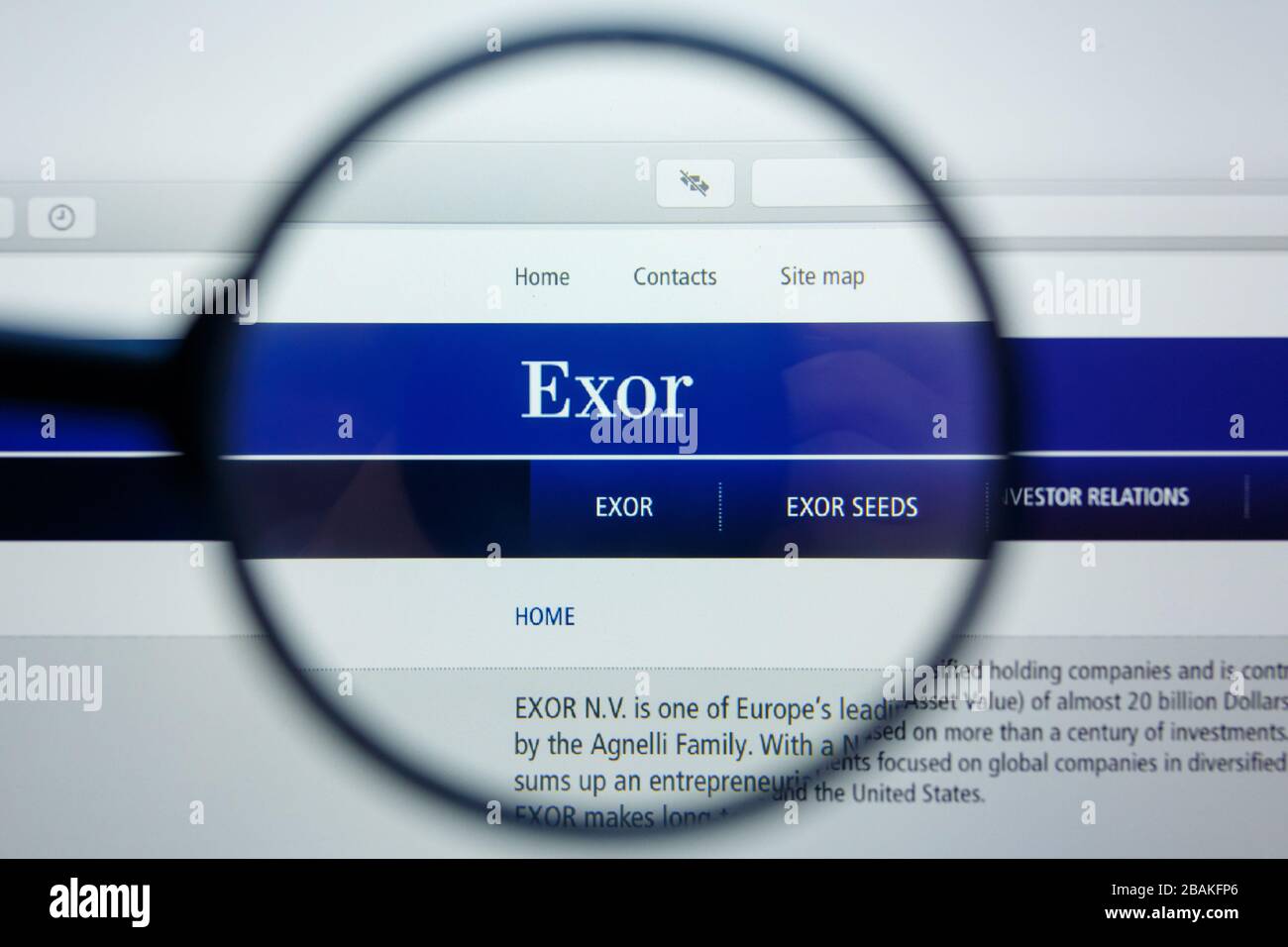Exor logo hi-res stock photography and images - Alamy