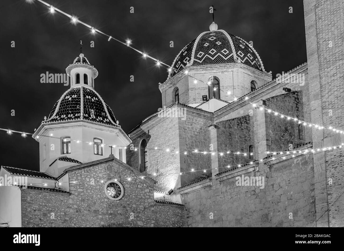 Night view of the beautiful Church of Our Lady of Consolation in the ...